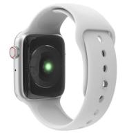 China Athletic Bluetooth Calling Smartwatch Full Touch Screen Leather Band Material for sale