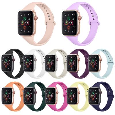 Cina Apple di gomma guarda la serie 4 bande, bande della sostituzione dello Smart Watch di colori di Mulit in vendita
