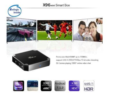 Cina Di Amlogic S905w mini Android TV scatola dell'OEM X96, scatola scenica di Smart TV di sostegno del centro del quadrato in vendita
