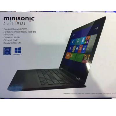 Cina PC a 13,3 pollici 4G LTE della compressa R131 un touch screen rotatorio 2 da 360 gradi in 1 computer portatile in vendita