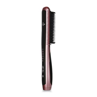 Cina Spazzola per capelli elettrica del piatto portatile, pettine elettrico della barba bigodino/del raddrizzatore in vendita