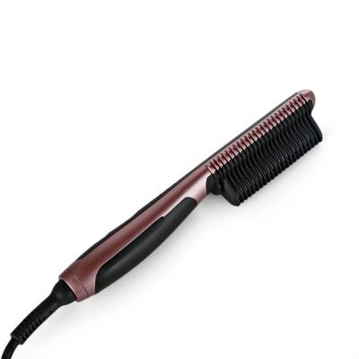 Cina Spazzola per capelli elettrica del piatto portatile, pettine elettrico della barba bigodino/del raddrizzatore in vendita