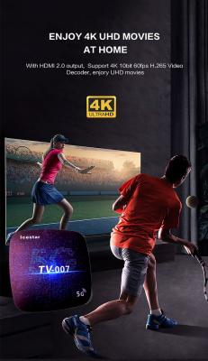 Cina Di Android 9,1 4+32gb TV di scatola 5g TV del contenitore pro 4k 5g TV-007 5g Ott decoder 2+16gb di Mxq in vendita