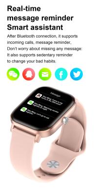 Cina Uomini dello Smart Watch che chiamano le donne a 1,75 pollici di sport di forma fisica dell'inseguitore dello schermo 420*480P DT36 Smartwatch W26M in vendita