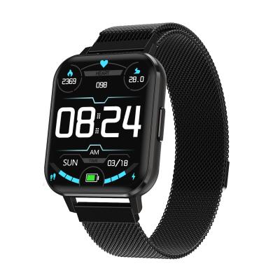 Cina Smart Watch Digital di Rate Men del cuore del metallo e del silicone bianco nero ' dell'orologio di S nuovo di pressione sanguigna di sport astuto dell'ossigeno DTX in vendita