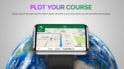 Cina Macchina fotografica nana GPS 480*640P Smar della donna 3GB+32GB dell'uomo del telefono cellulare dello Smart Watch di Android dello schermo di DM100 4G SIM Card 2.886inch grande in vendita