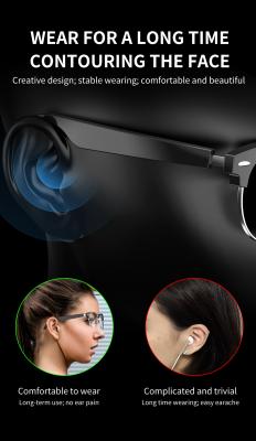 Cina Smart Bluetooth Glasses Bone Conduction Bluetooth Smart Sport Headphone Sunglasses Bluetooth Driving Goggles Audio Heads in vendita