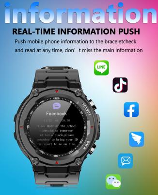 Cina Supporto impermeabile Ble5.1 dello Smart Watch degli uomini 600Mah 1.28inch IP68 di Q998K in vendita