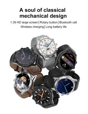Cina cuore impermeabile Rate Monitor dello Smart Watch di distacco di chiamata 280mAh di 1.39inch ECG IP68 BT in vendita