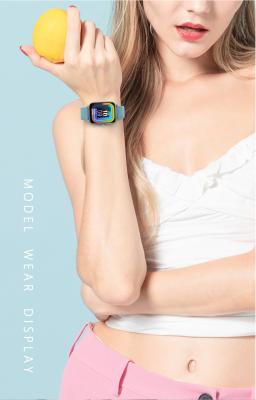 Cina Il cuore a 1,72 pollici Rate Monitor Smartwatch Silica Gel IP68 dello schermo impermeabilizza in vendita