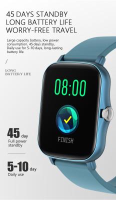 Cina Il cuore a 1,72 pollici Rate Monitor Smartwatch Silica Gel IP68 dello schermo impermeabilizza in vendita