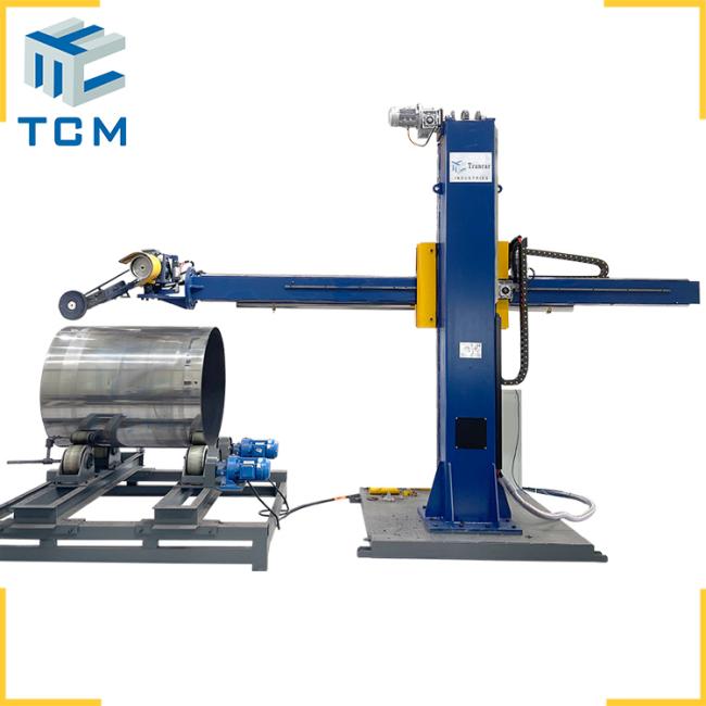 TCM-T Automatic Polishing Machine for steel tank surface treatment