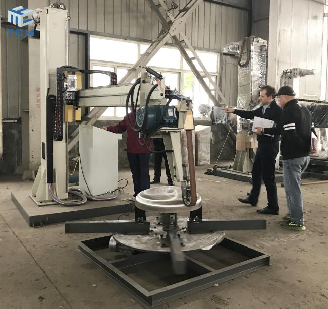 TCM-D automatic polishing machine for storage tanks