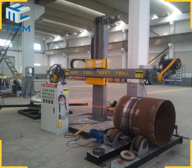 TCM-YT polishing machine detailed view