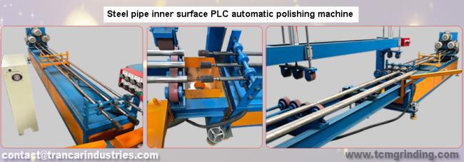 Steel pipe inner surface polishing machine