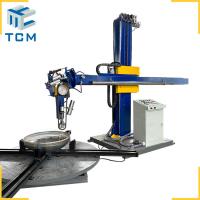 China Automatic Dished Head Surface Grinding Machine 380V 12kw for Tank End Polishing for sale