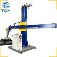 China Automatic Dish End Polishing Machine 380V 50Hz for Tank Cap Surface Grinding Buffing for sale