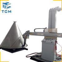 China Steel Conical Shell Inner Outer Surface Automatic Dished End Polishing Machine 380V 12kw for sale