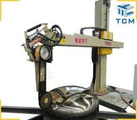 China Steel Metal Tank Cap Outer Surface Automatic Polishing Machine 3500x1600x3050mm 12kw for sale