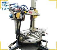 China Steel Metal Tank Cap Outer Surface Automatic Polishing Machine 3500x1600x3050mm 12kw for sale