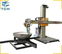 China Steel Dish End Interior Surface Automatic Grinding Polishing Machine 450-5000mm 12kW for sale