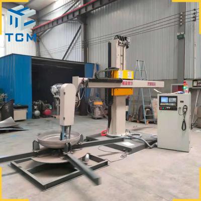 China Full Automatic CNC Polishing Machine Steel Tank Cap Dished End Polishing Machine for sale