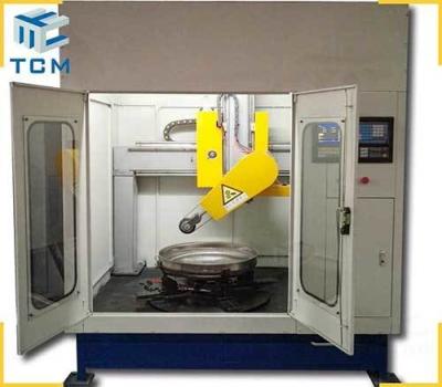 China Steel Dish Head Interior Exterior Surface CNC Automatic Tank Polishing Machine for sale