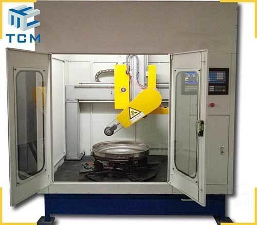 Quality Steel Dish Head Interior Exterior Surface CNC Automatic Tank Polishing Machine for sale