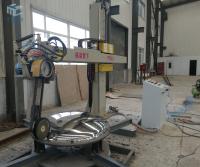 China Steel Metal Tank Cap Outer Surface Automatic Polishing Machine 3500x1600x3050mm 12kw for sale