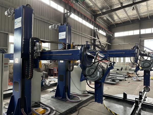 Quality SIMENS PLC Automatic Steel Cylinder Head Polishing Dish End Machine Surface for sale