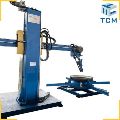 China Stainless Steel Tank Head CNC Polishing Machine Automatic Belt Polishing Sanding Machine for sale
