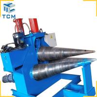 China Three Shafts Cone Hydraulic Bending Machine 15kw 380V for Steel Cones for sale