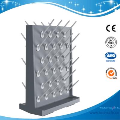 中国 SH362AA-grey color Lab Drying Rack lab use Pegboard 400*550mm Labware pegboard used in lab made in China 販売のため