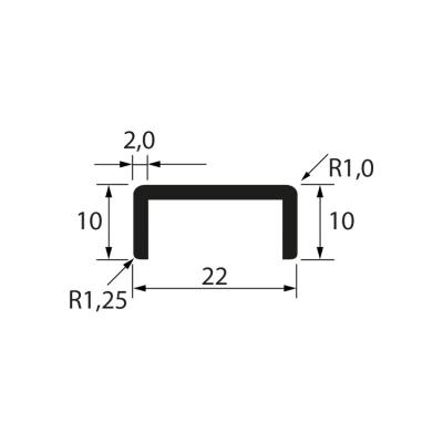 Cina Sostegni di morsetto di vetro di alluminio di Manica di U C per vetro Frameless in vendita