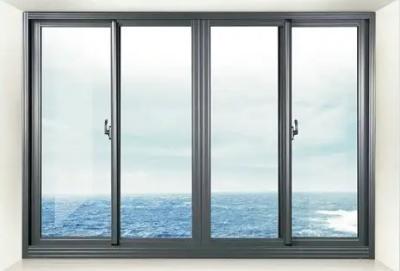 China 3 Tracks Aluminium Sliding Window Profile Double Glazed Window Profiles OEM Design for sale