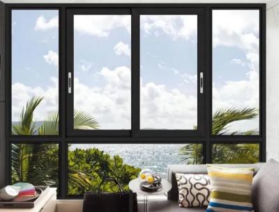 China 3 Tracks Aluminium Sliding Window Profile Double Glazed Window Profiles OEM Design for sale