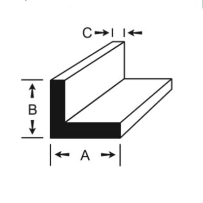 China Standard Specification 6063 Aluminum Alloy Angle Profiles for Structural Applications for sale