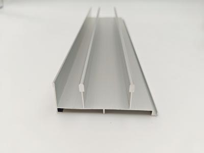 China 4.8m-6.6m Aluminium Wardrobe Profile , 6063 Extruded Aluminum Profiles For Door Window for sale