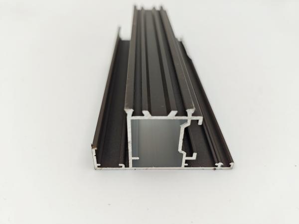 Quality Black Customized Aluminum Extrusion Profiles For Windows And Doors for sale