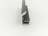 Quality 0.6mm Aluminium Kitchen Profiles , Silver Aluminium Profile For Wardrobe Doors for sale