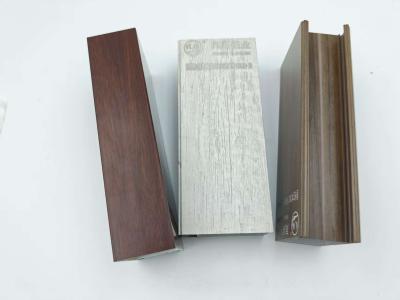 China Electroplated Wood Finish Aluminium Profiles Anodized Powder Coated Aluminum Profile for sale