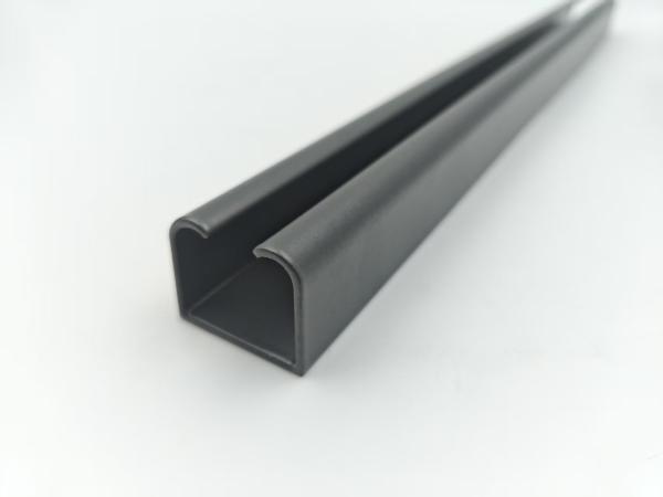 Quality Sliding door single track sliding door track groove aluminum alloy rail sliding rail wheel guide for sale