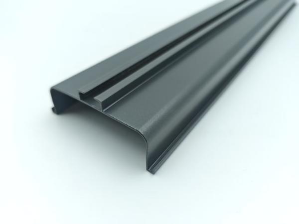 Quality Modern Minimalist Aluminum Alloy Handle Kitchen Cabinet Door With Hidden Edge for sale