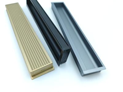 China Modern, simple embedded handles – available in dark colors. Ideal for use in bedroom and kitchen drawers, as well as on dressing tables. The furniture knobs come with free drilling slots. for sale