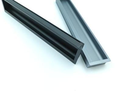 China Modern, simple embedded handles – available in dark colors. Ideal for use in bedroom and kitchen drawers, as well as on dressing tables. The furniture knobs come with free drilling slots. for sale