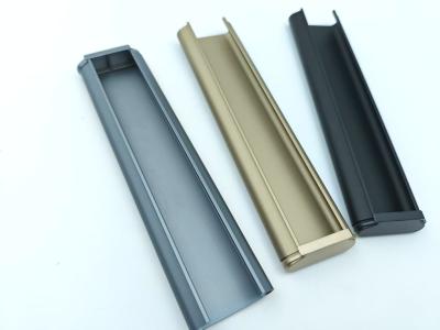 Cina Porta armadio di cucina semplice grigio metallo manico nascosto manico armadio manico inserito manico in vendita