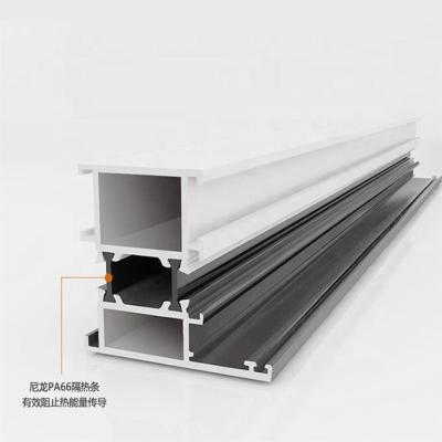 Cina Facile da pulire durevole di profilo di alluminio della finestra dell'isolamento termico e mantiene in vendita