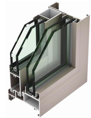Cina 6063 porte scorrevoli di alluminio del patio T5 per la rottura non termica del balcone in vendita