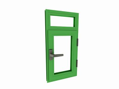 Cina La polvere ha ricoperto la porta di alluminio della stoffa per tendine di carattere della lega T5 delle estrusioni 6063 in vendita