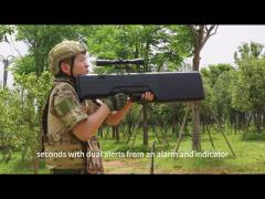 Handheld Anti drone remote control Wireless Anti Intrusion System